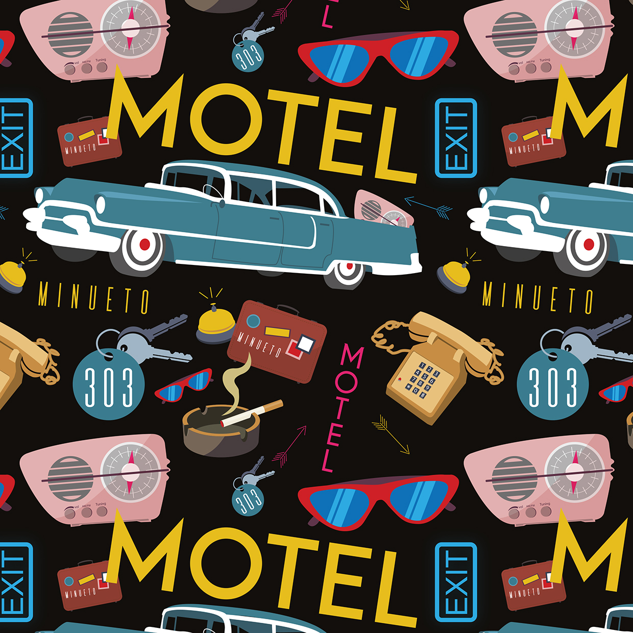 Motel patterns AW2019/20 - Mikuna Studio